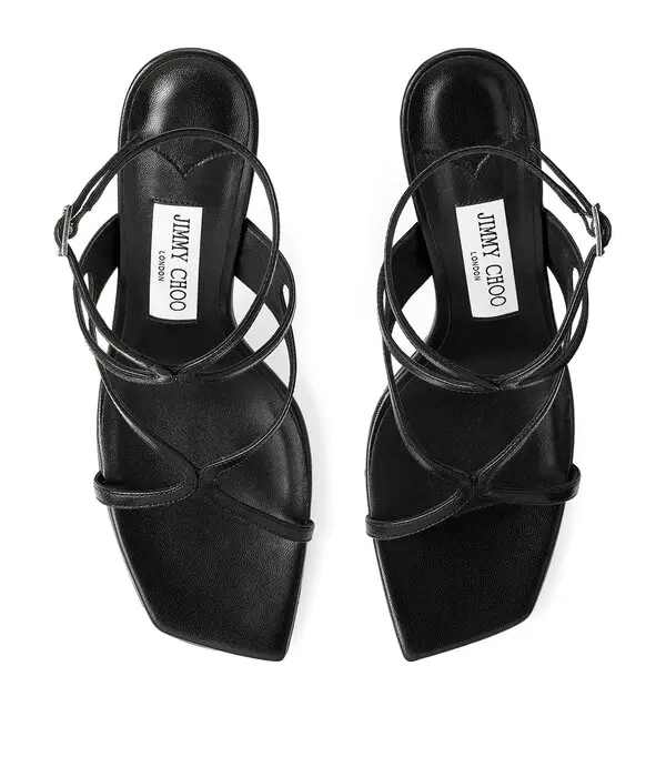 JIMMY CHOO Azie 85 Leather Heeled Sandals