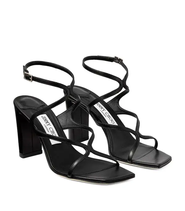 JIMMY CHOO Azie 85 Leather Heeled Sandals