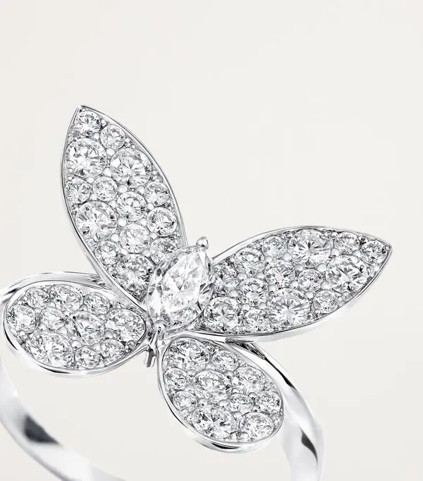 Graff Mini Butterfly Diamond Ring