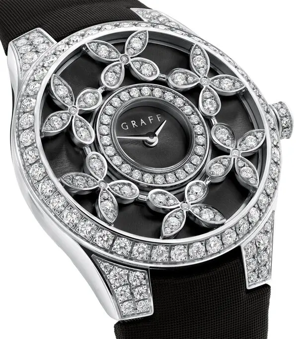 Graff Classic Butterfly Platinum And Diamond Watch