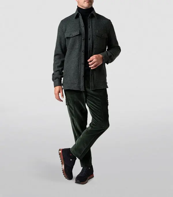 Isaia Cashmere-blend Overshirt