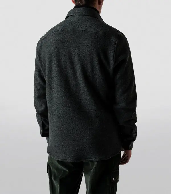 Isaia Cashmere-blend Overshirt