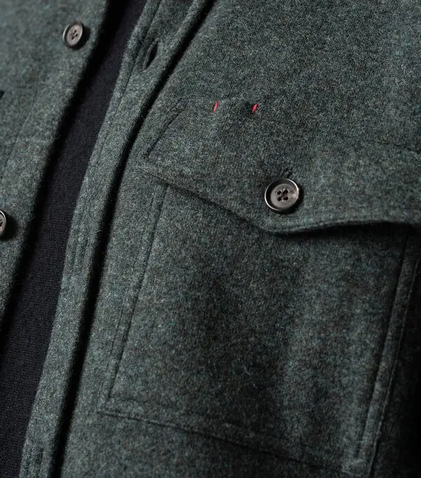 Isaia Cashmere-blend Overshirt