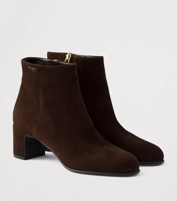 Prada Leather Ankle Boots 55