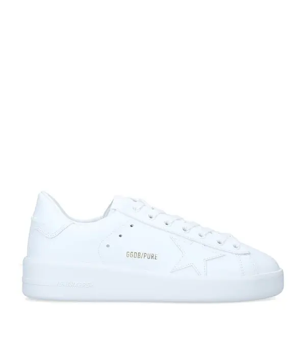 GOLDEN GOOSE Vegan Leather Purestar Sneakers - White