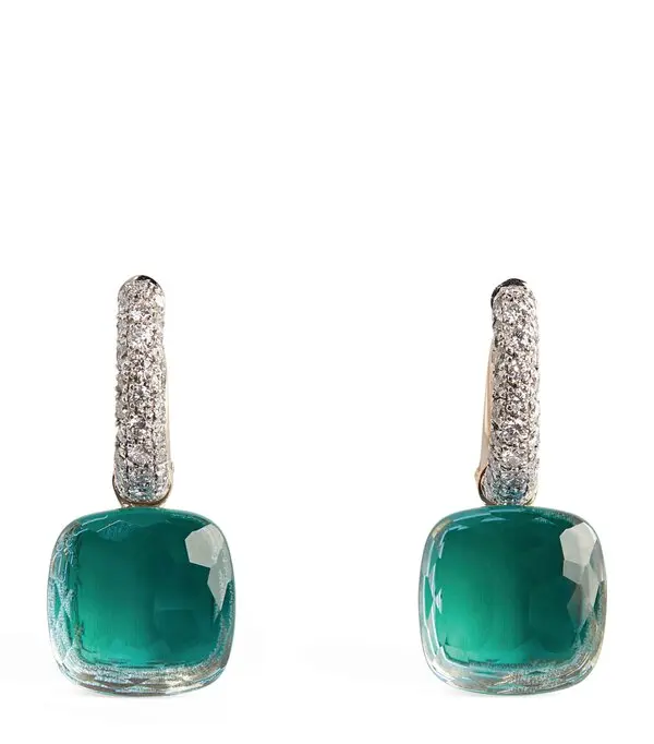 Pomellato Nudo Classic Drop Earrings - Blue
