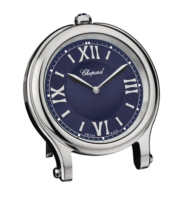 Chopard Stainless Steel Happy Sport Table Clock - Silver