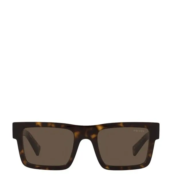 Prada Square Frame Sunglasses - Brown
