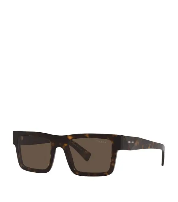 Prada Square Frame Sunglasses - Brown
