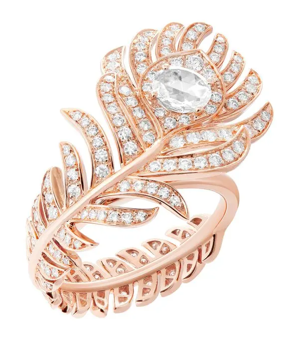 Boucheron Plume De Paon Ring - Pink