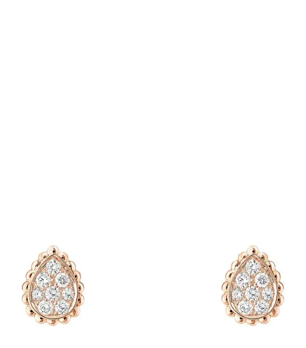 Boucheron Serpent Bohème Motif Earrings - Pink