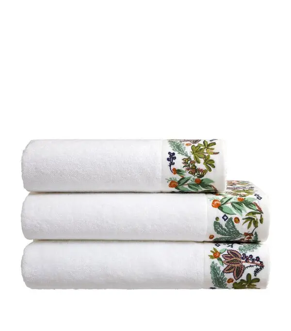 YVES DELORME Jardins Guest Towel - Multi