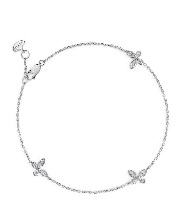 Graff Butterfly Diamond And Gold Bracelet