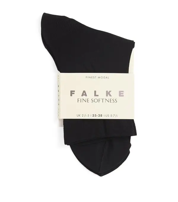 Falke Fine Softness Socks - Black