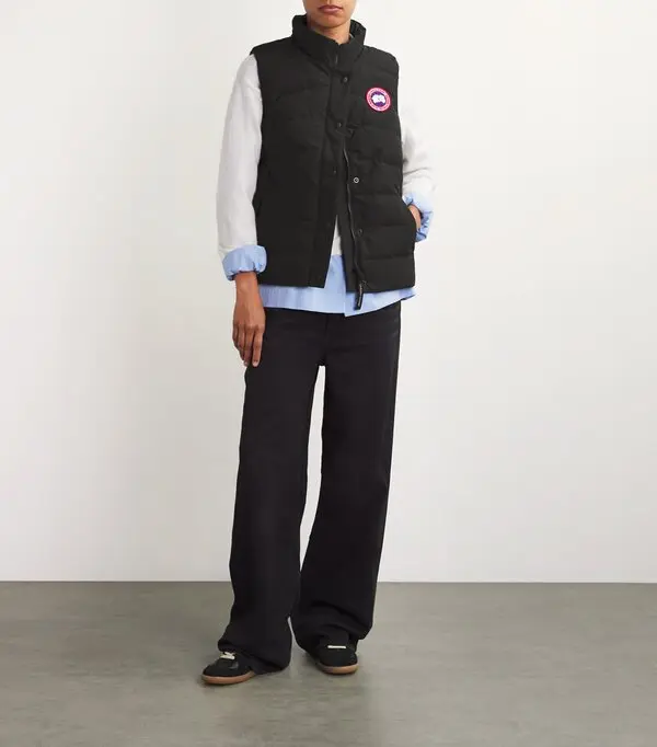 Canada Goose Down-filled Freestyle Padded Gilet - Black