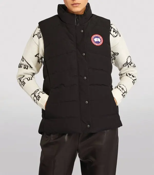 Canada Goose Down-filled Freestyle Padded Gilet - Black