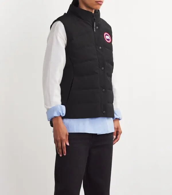 Canada Goose Down-filled Freestyle Padded Gilet - Black