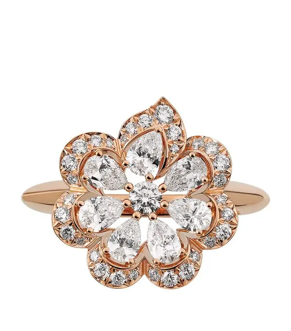 Chopard And Diamond Precious Lace Mini-froufrou Ring