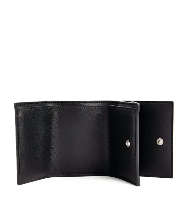 Bottega Veneta Leather Intrecciato Trifold Wallet