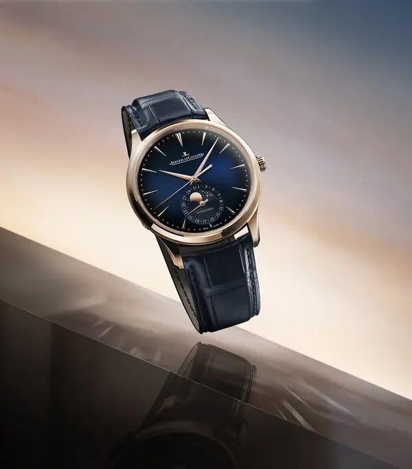 JAEGER-LECOULTRE Rose Gold Master Ultra Thin Moon Automatic Watch