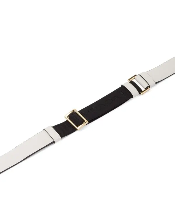 Prada Leather Triangle Belt
