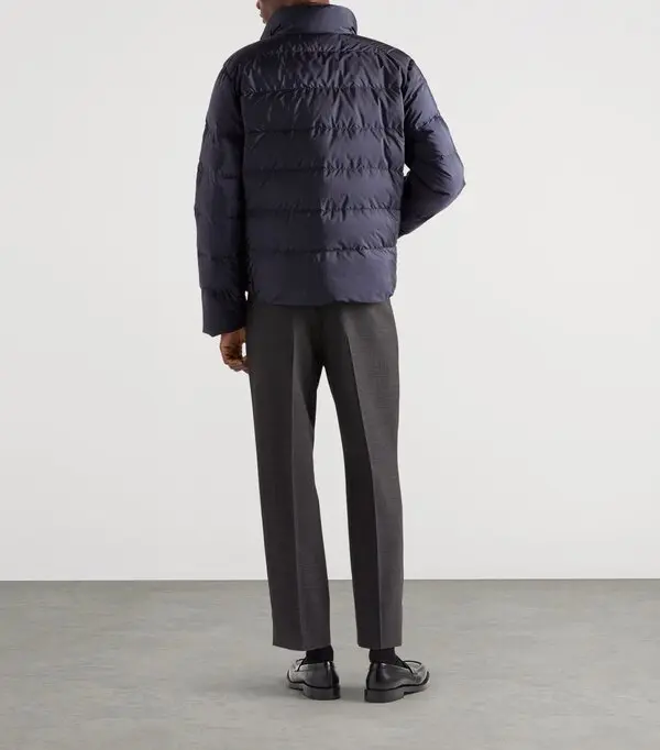 Prada Re-nylon Puffer Jacket - Blue
