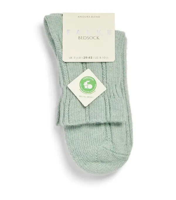 Falke Ribbed Bedsock Socks - Blue