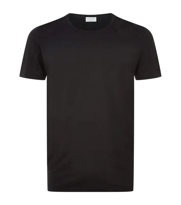 Zimmerli 172 Pure Comfort Round Neck T-shirt - Black