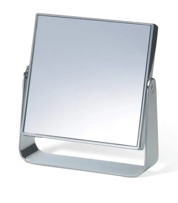 DECOR WALTHER Double Sided Cosmetic Mirror - Silver
