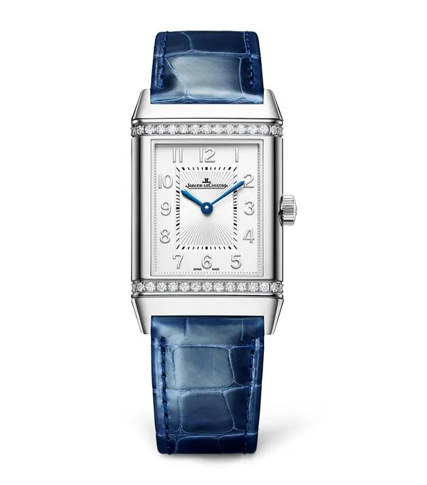 JAEGER-LECOULTRE Stainless Steel And Diamond Reverso Classic Duetto Watch - Silver