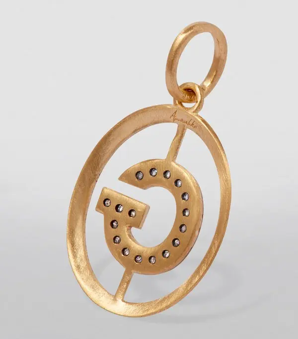 Annoushka Initial G Diamond Pendant