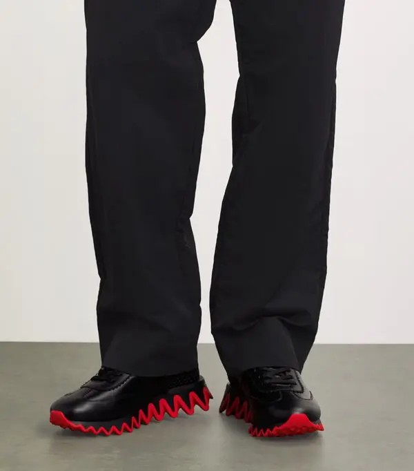 CHRISTIAN LOUBOUTIN Loubishark Leather Sneakers