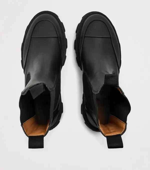 GANNI Leather Xl Chelsea Boots