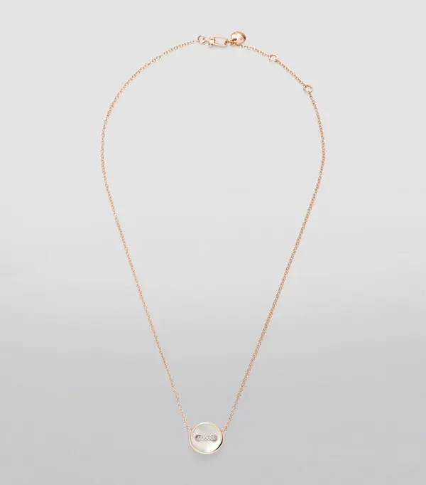 Pomellato Rose Gold, Diamond And Mixed Stone Pom Pom Dot Necklace