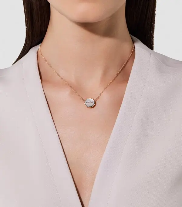 Pomellato Rose Gold, Diamond And Mixed Stone Pom Pom Dot Necklace
