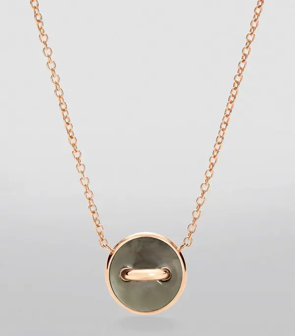 Pomellato Rose Gold, Diamond And Mixed Stone Pom Pom Dot Necklace