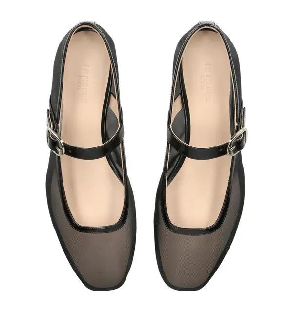 Le Monde Beryl Mesh Mary Jane Ballet Flats