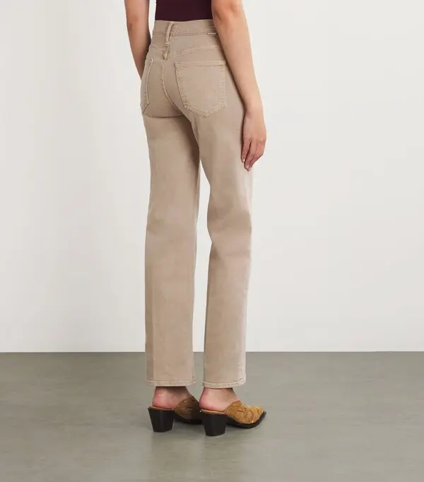MOTHER The Kick It Straight Jeans - Beige
