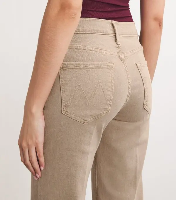 MOTHER The Kick It Straight Jeans - Beige