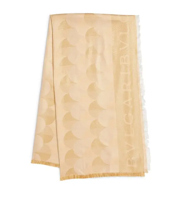 BVLGARI Silk Diva Scarf - Gold