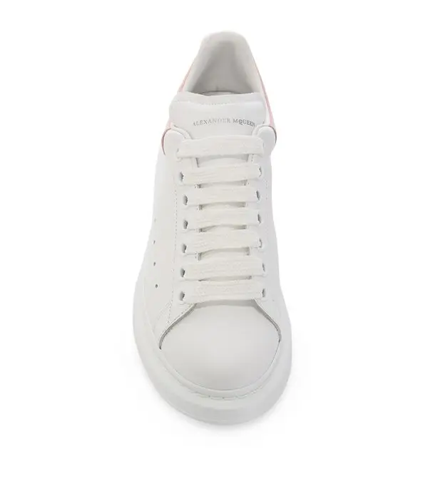 Alexander McQueen Leather Oversized Sneakers - White