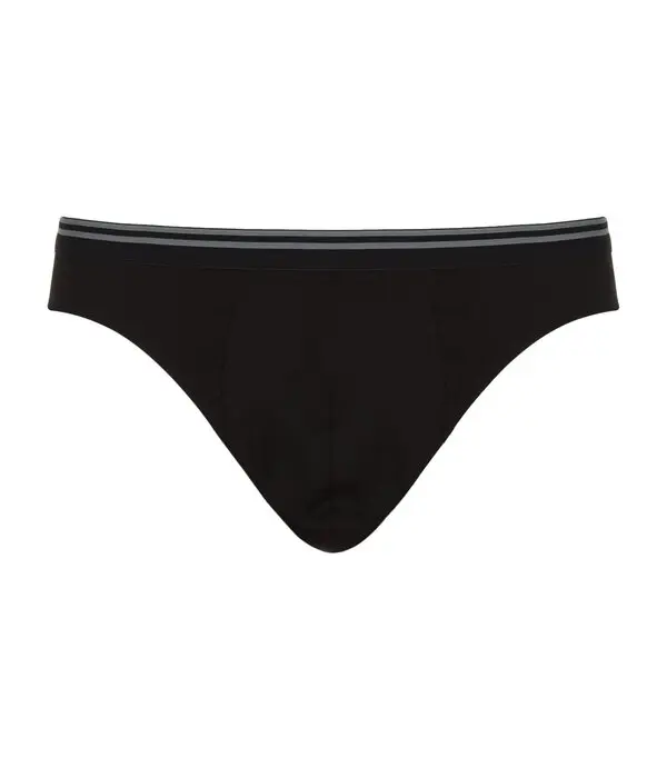 Zimmerli 172 Pure Comfort Hipster Briefs - Black