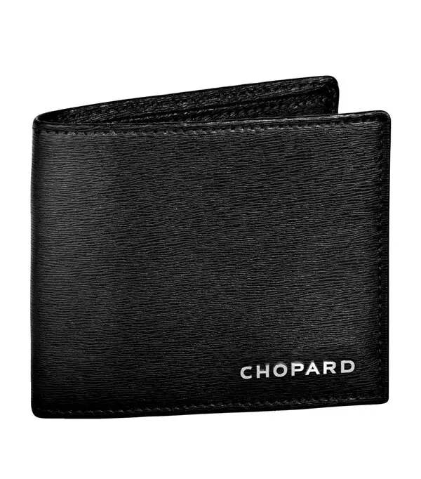 Chopard Mini Leather Classic Bifold Wallet - Black