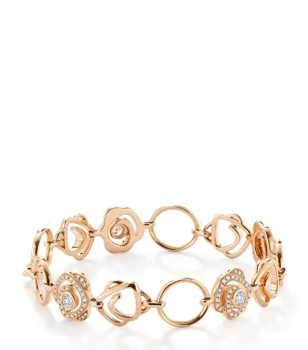 BOODLES Maymay Rose Diamond Bracelet - Rose Gold