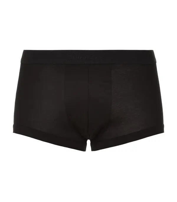 Zimmerli 286 Sea Island Trunks - Black