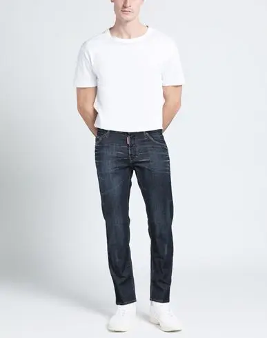 Dsquared2 Jeans In Cotton, Elastane, And Leather