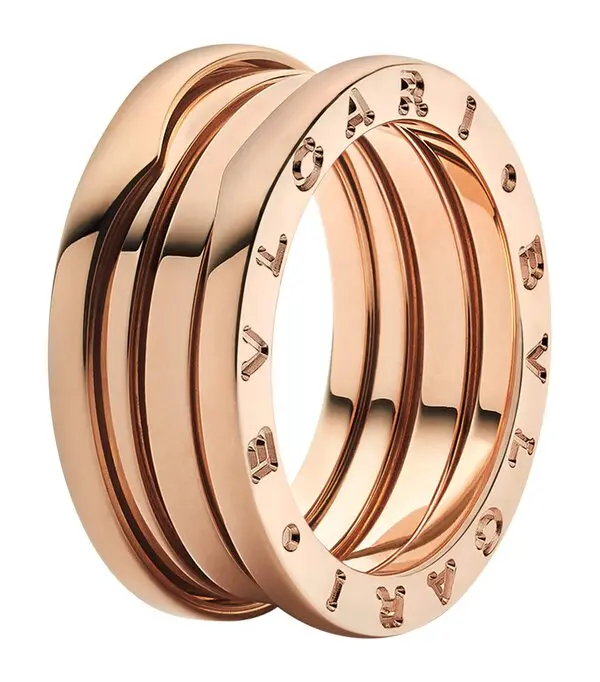 BVLGARI B.zero1 Three-band Ring - Rose Gold