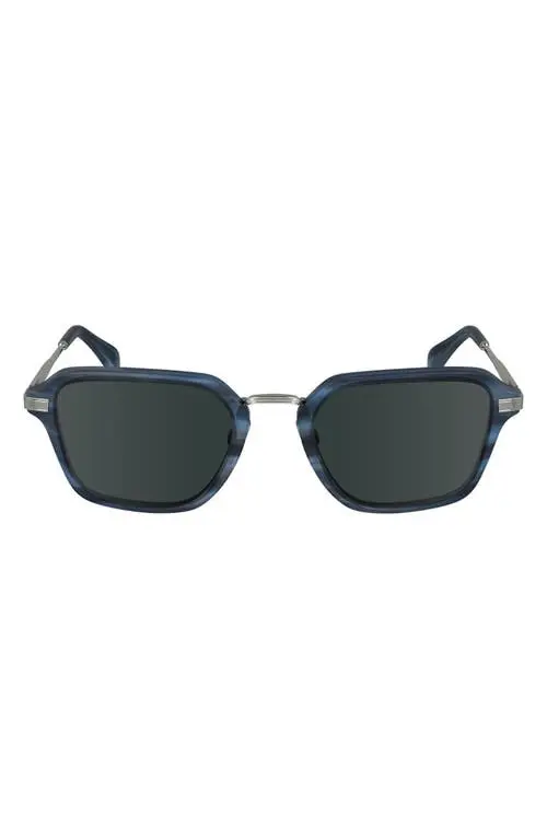 Paul Smith Kramer Rectangular Sunglasses - Striped Blue