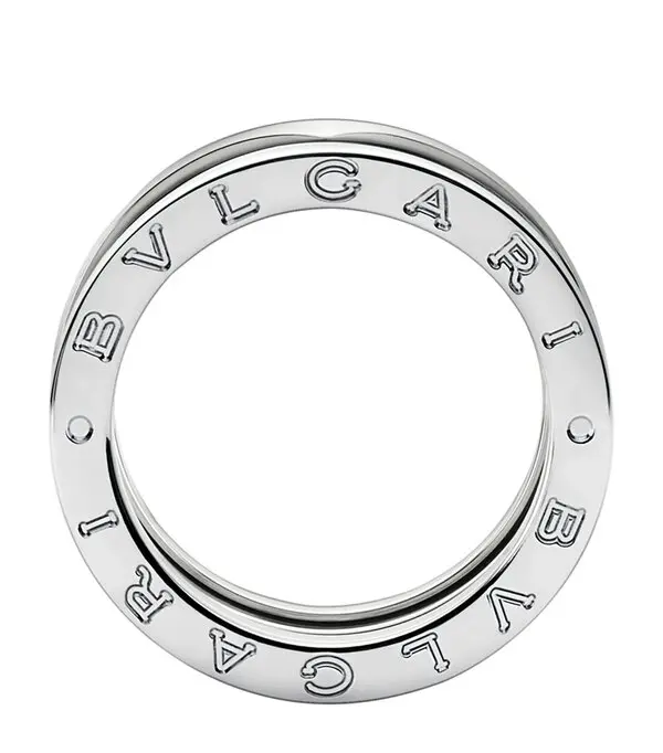 BVLGARI B.zero1 Three-band Ring - White