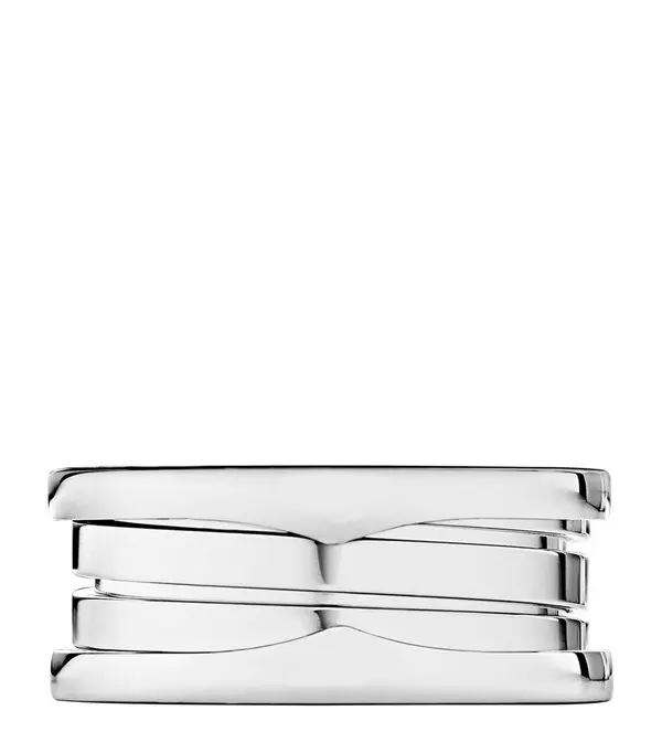 BVLGARI B.zero1 Three-band Ring - White